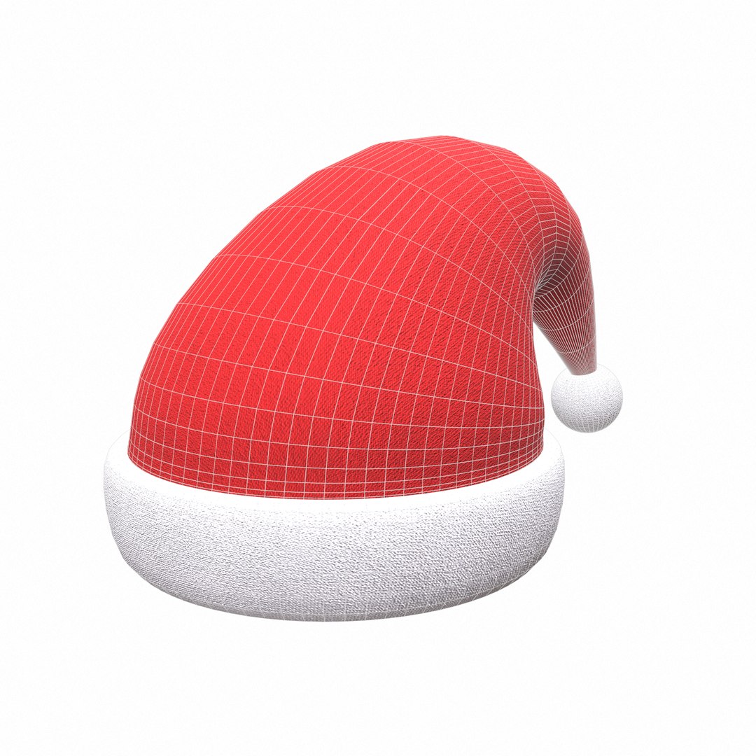 Christmas Santa Claus Hat Model - TurboSquid 1666928