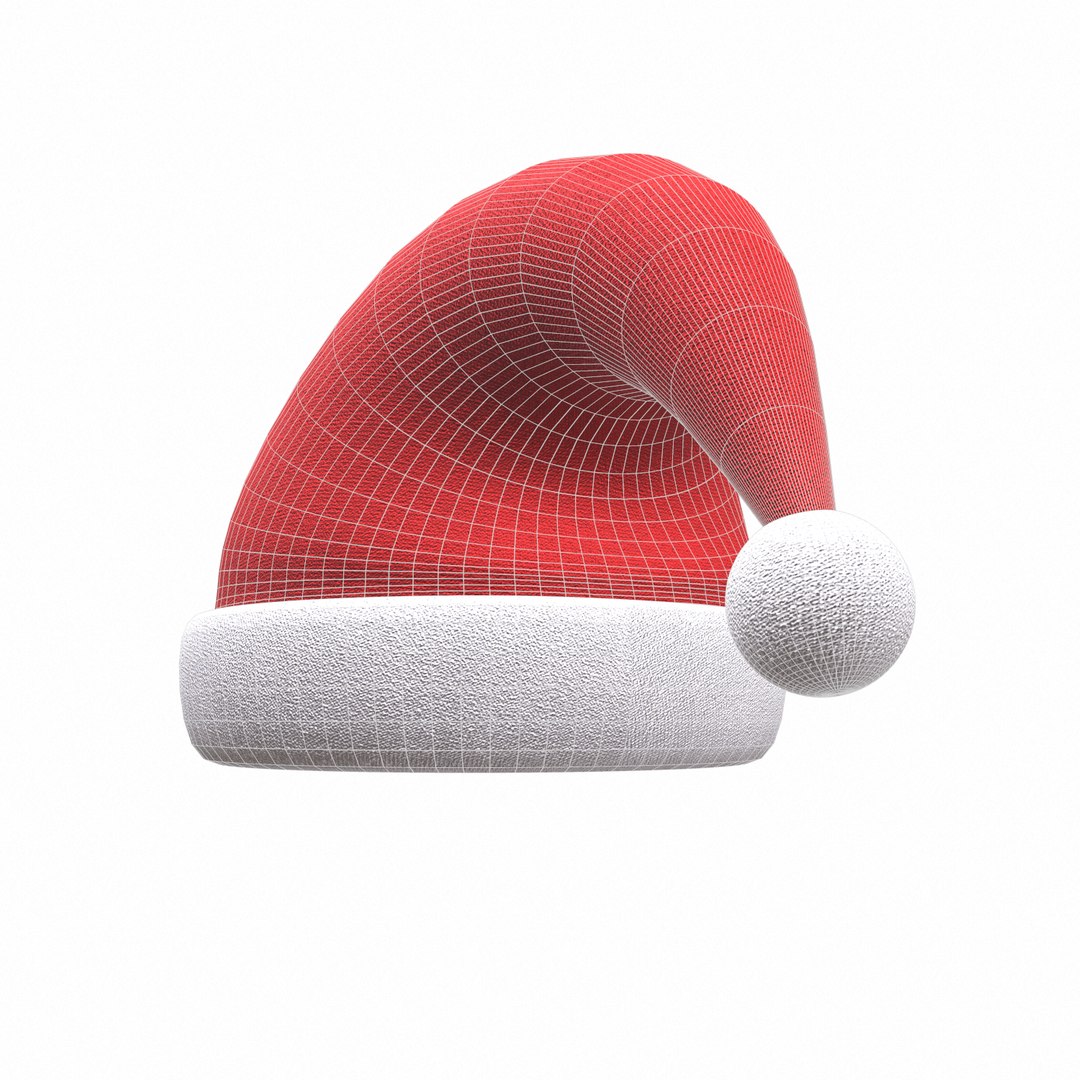 Christmas Santa Claus Hat Model - TurboSquid 1666928