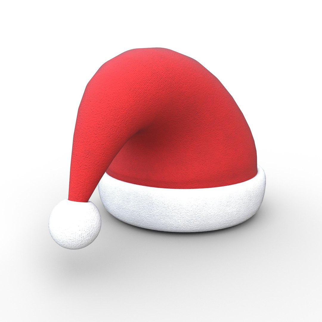 Christmas Santa Claus Hat Model - TurboSquid 1666928
