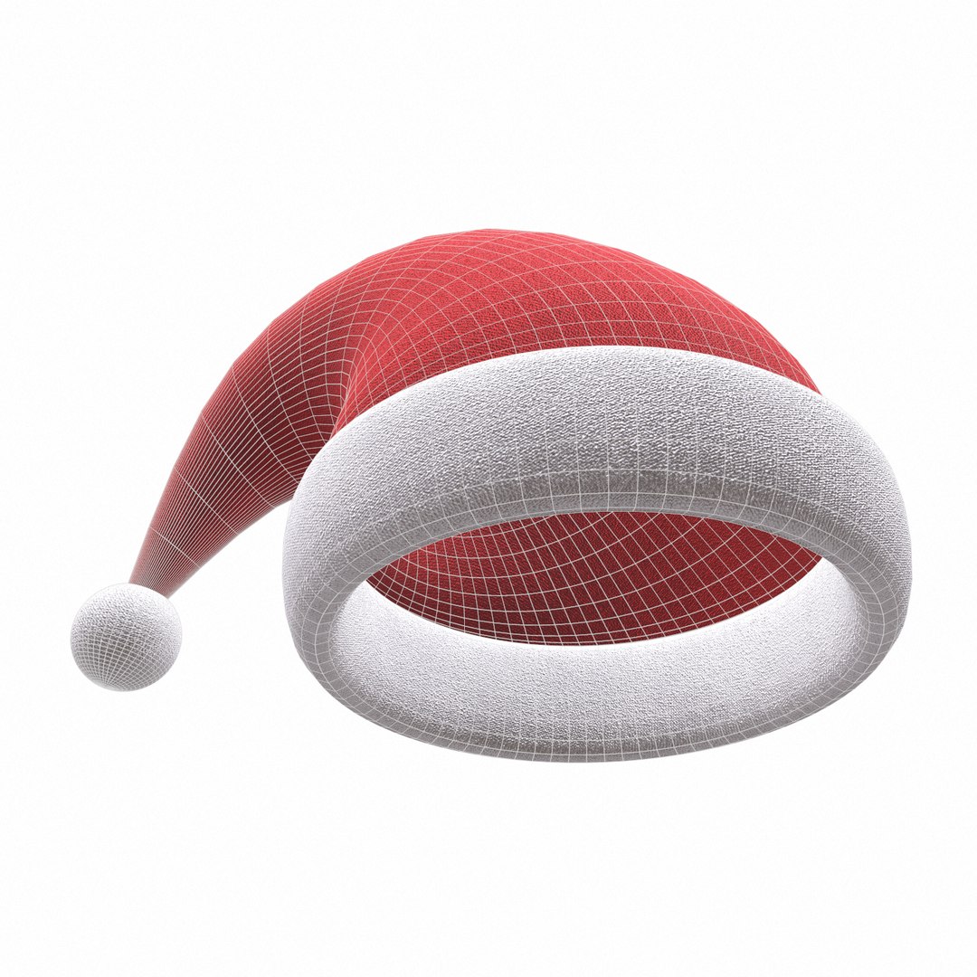 Christmas Santa Claus Hat Model - TurboSquid 1666928