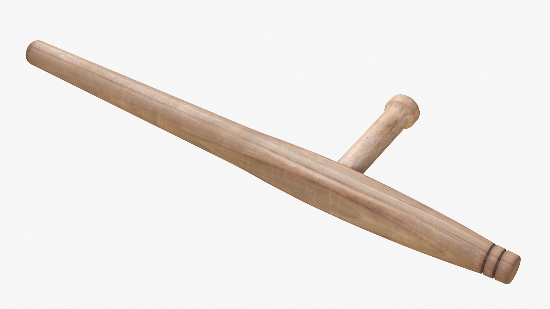 3D Wooden Tonfa 01 A - TurboSquid 2218050