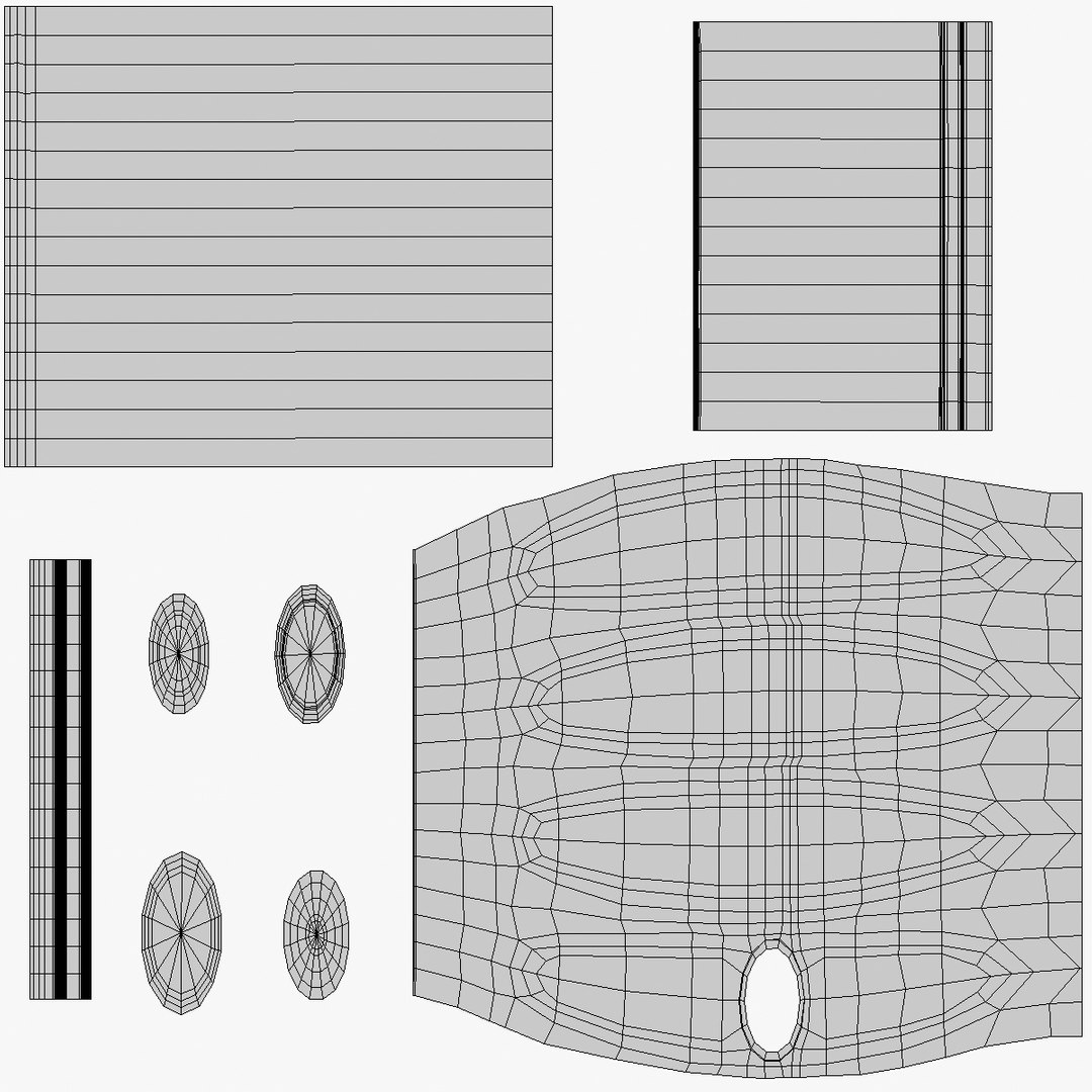 3D Wooden Tonfa 01 A - TurboSquid 2218050