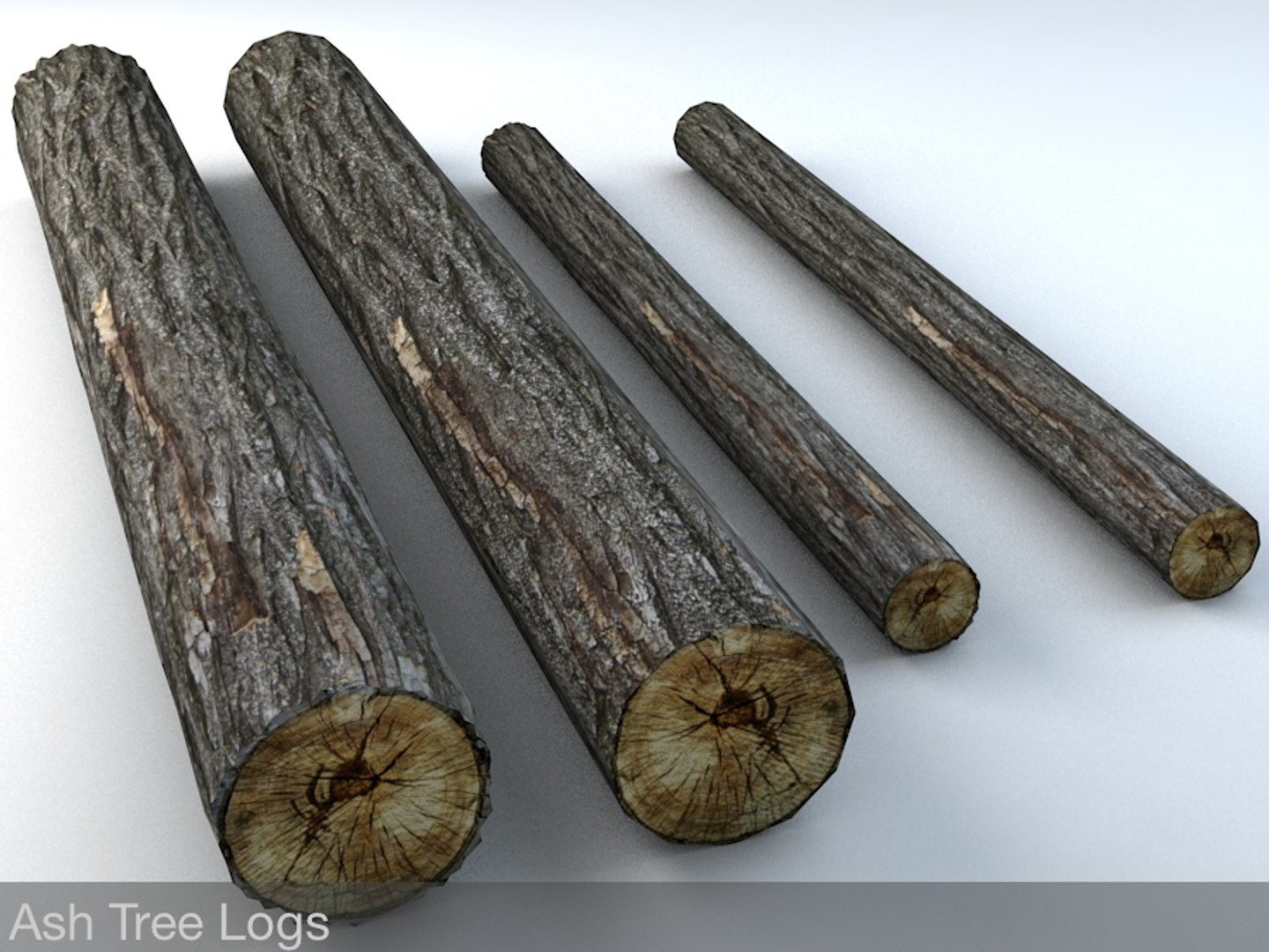 3d Model Of Ash Tree Wood