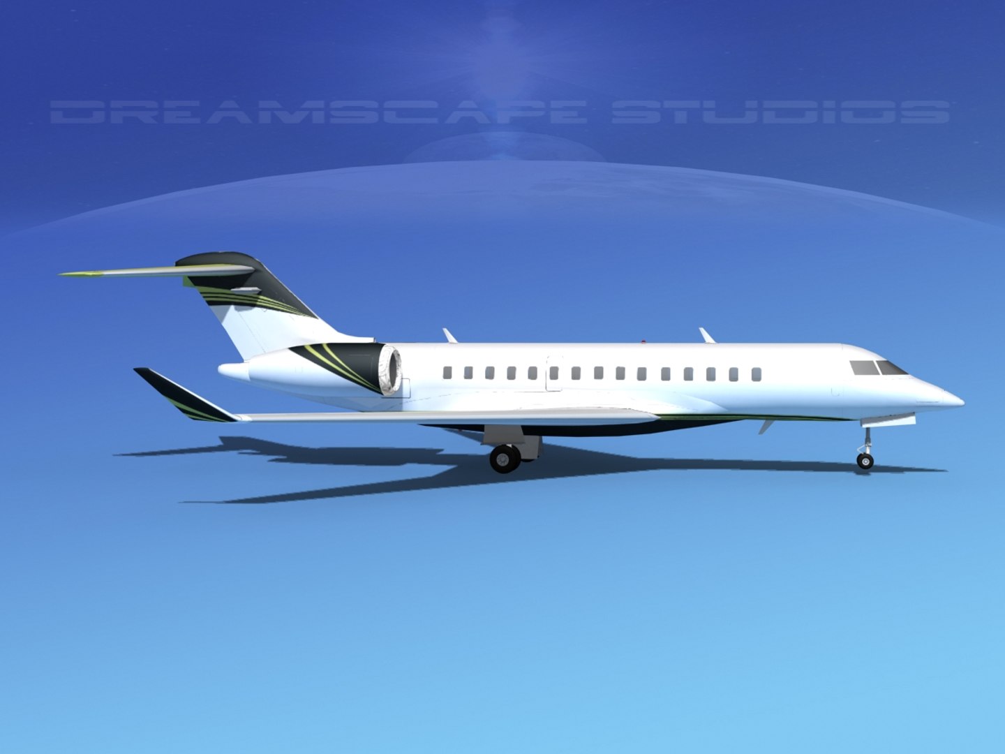 3d Global Express 5000 Model