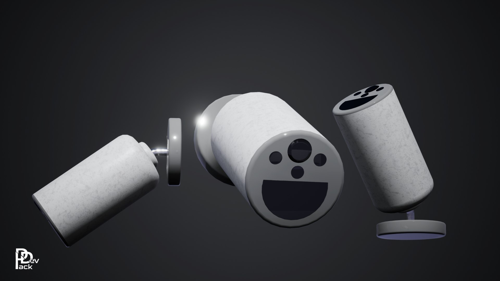 3D Security Cameras 10 Assets - TurboSquid 2195907