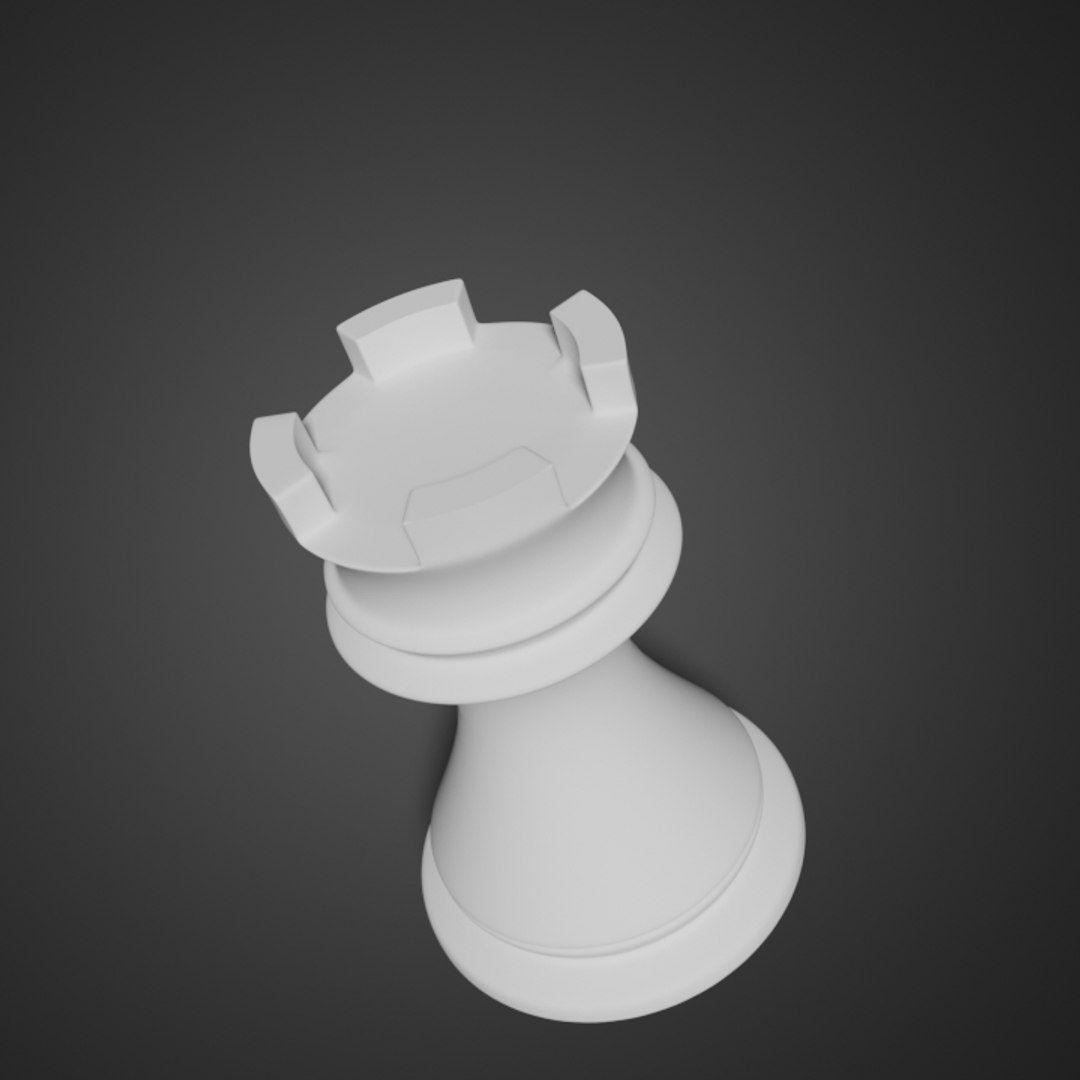 Chess Rook Model - TurboSquid 1635238