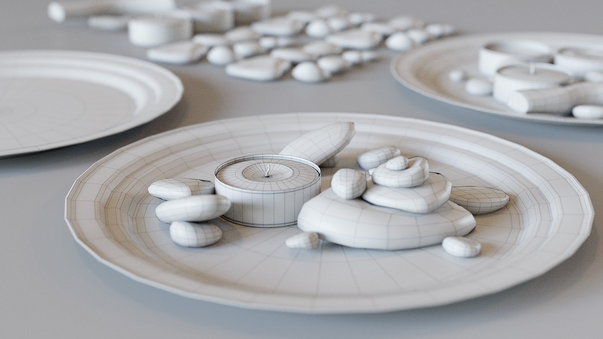 3D Plate Decoration Kit Model - TurboSquid 1178116