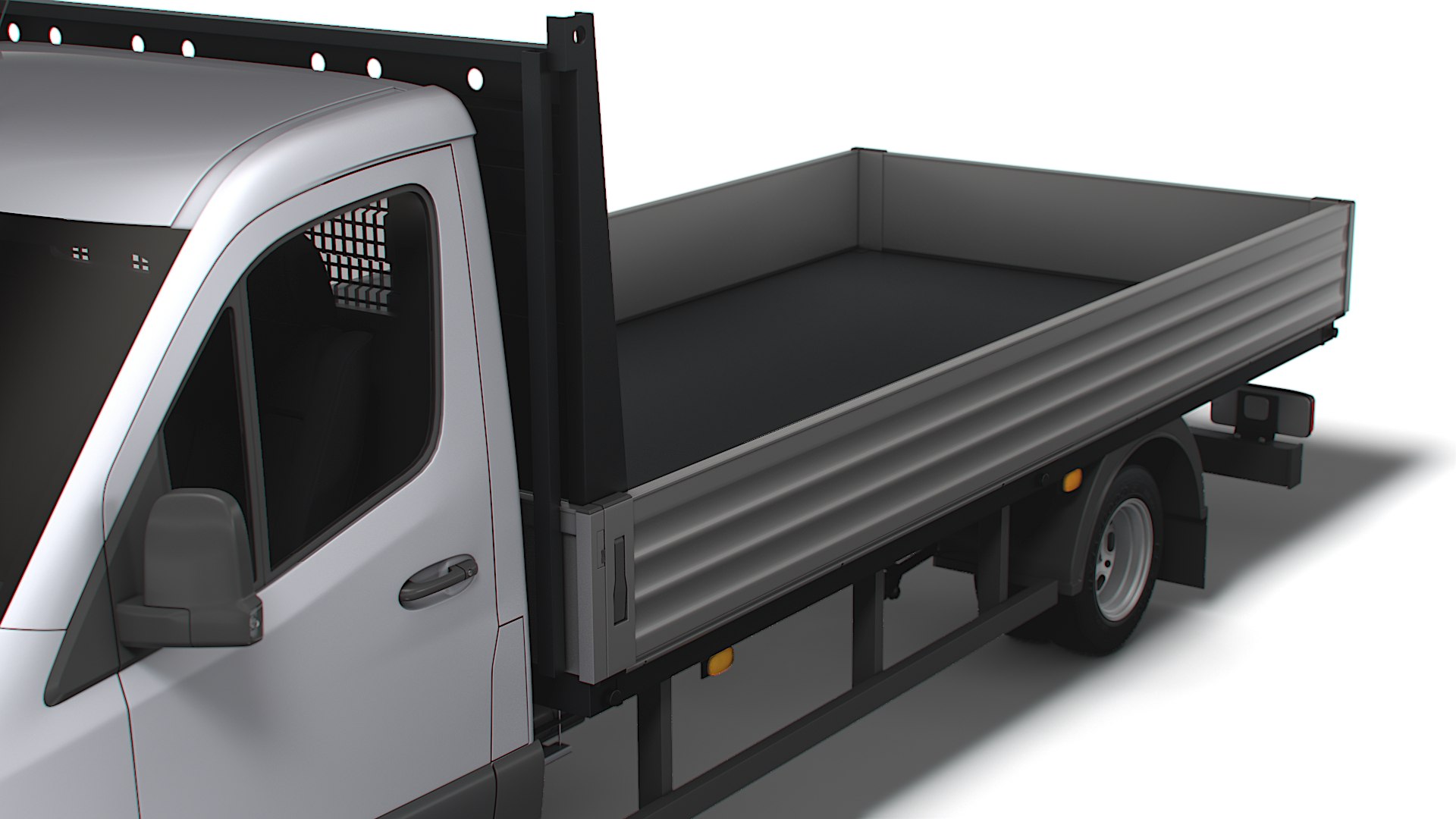 3D Model Freightliner Sprinter Single Cab Tipper 2023 - TurboSquid 2049968