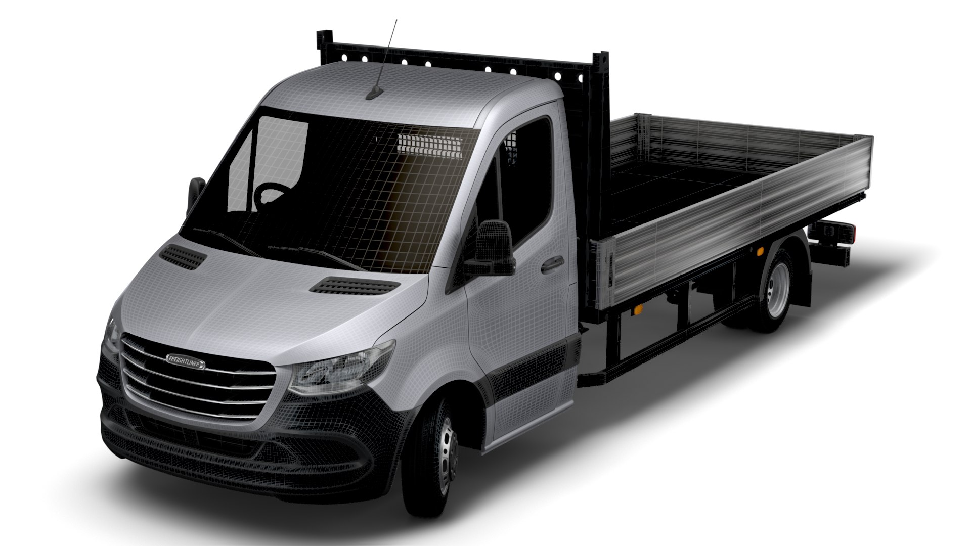3D Model Freightliner Sprinter Single Cab Tipper 2023 - TurboSquid 2049968