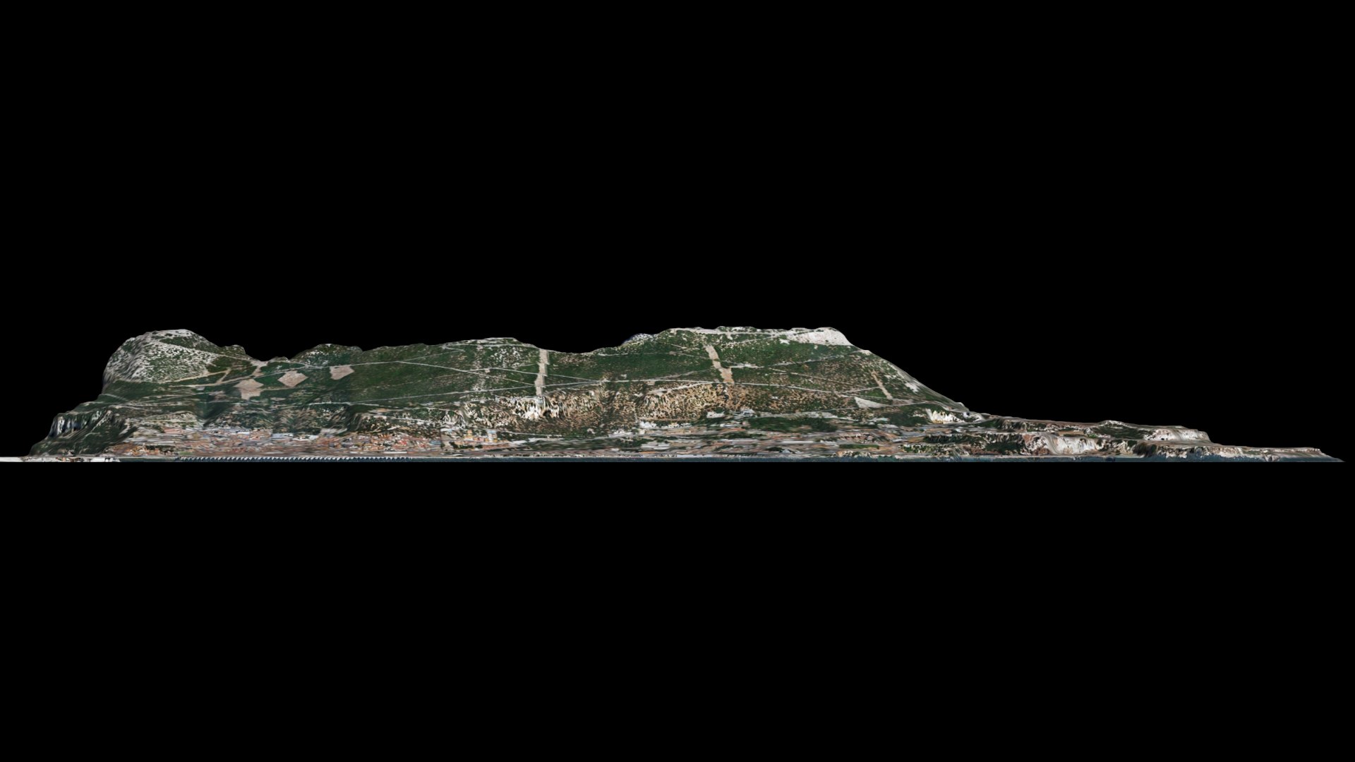 Gibraltar Terrain 3D Model - TurboSquid 1307499