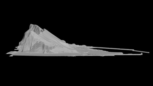 Gibraltar terrain 3D model - TurboSquid 1307499