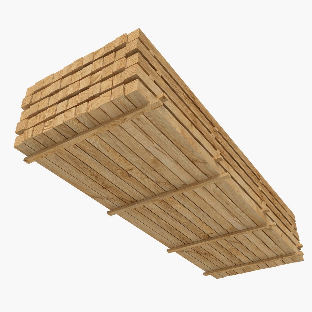 Wood Wooden Stack 3D Model - TurboSquid 1546809