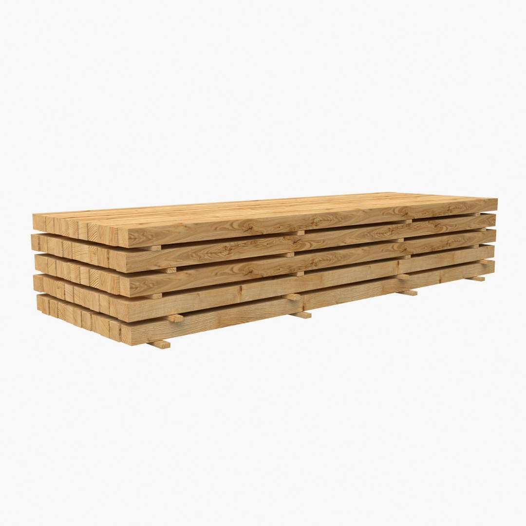 Wood Wooden Stack 3D Model - TurboSquid 1546809