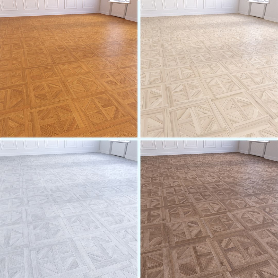 3D Model Parquet - Laminate - Wooden Floor 4 In 1 - TurboSquid 2303726