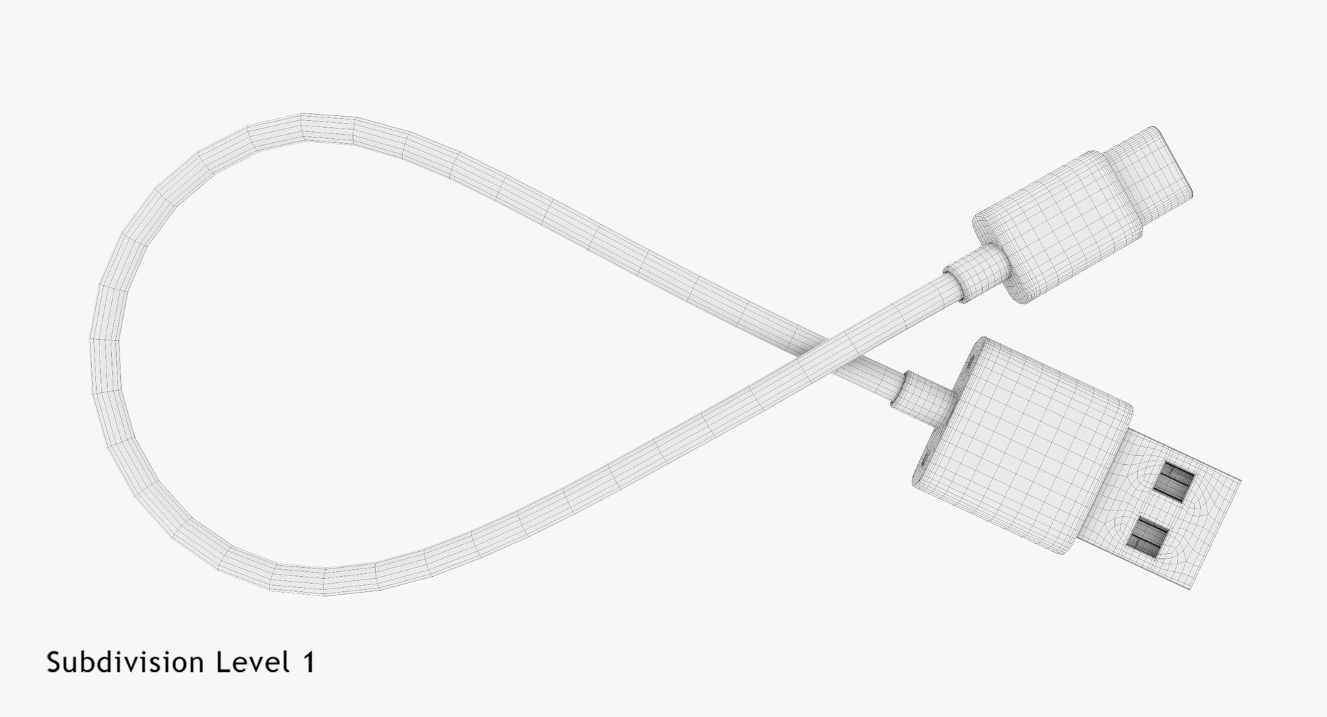 3D model usb type-a male micro-b - TurboSquid 1269797