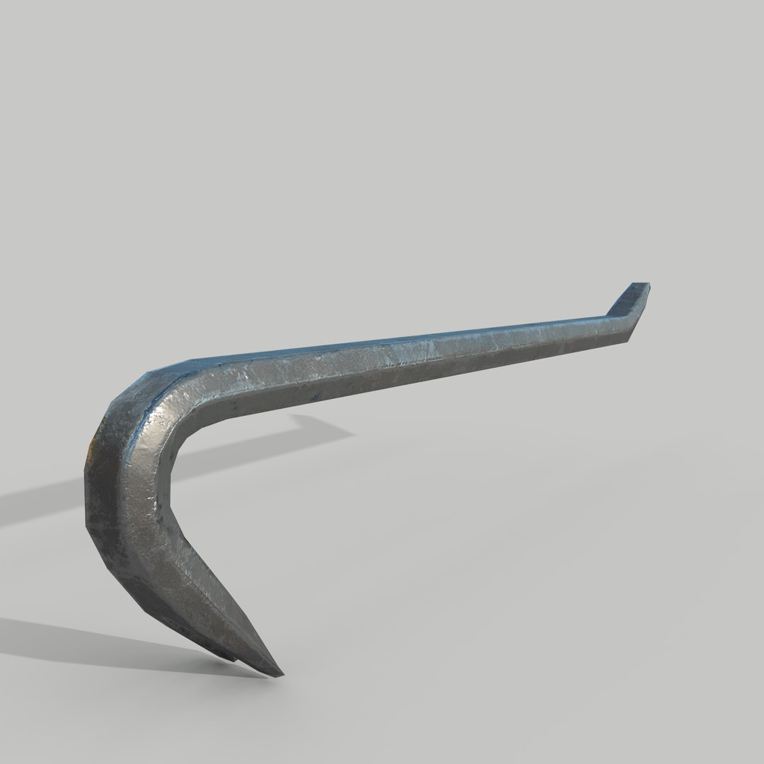 3D Old Crowbar Model - TurboSquid 2084809