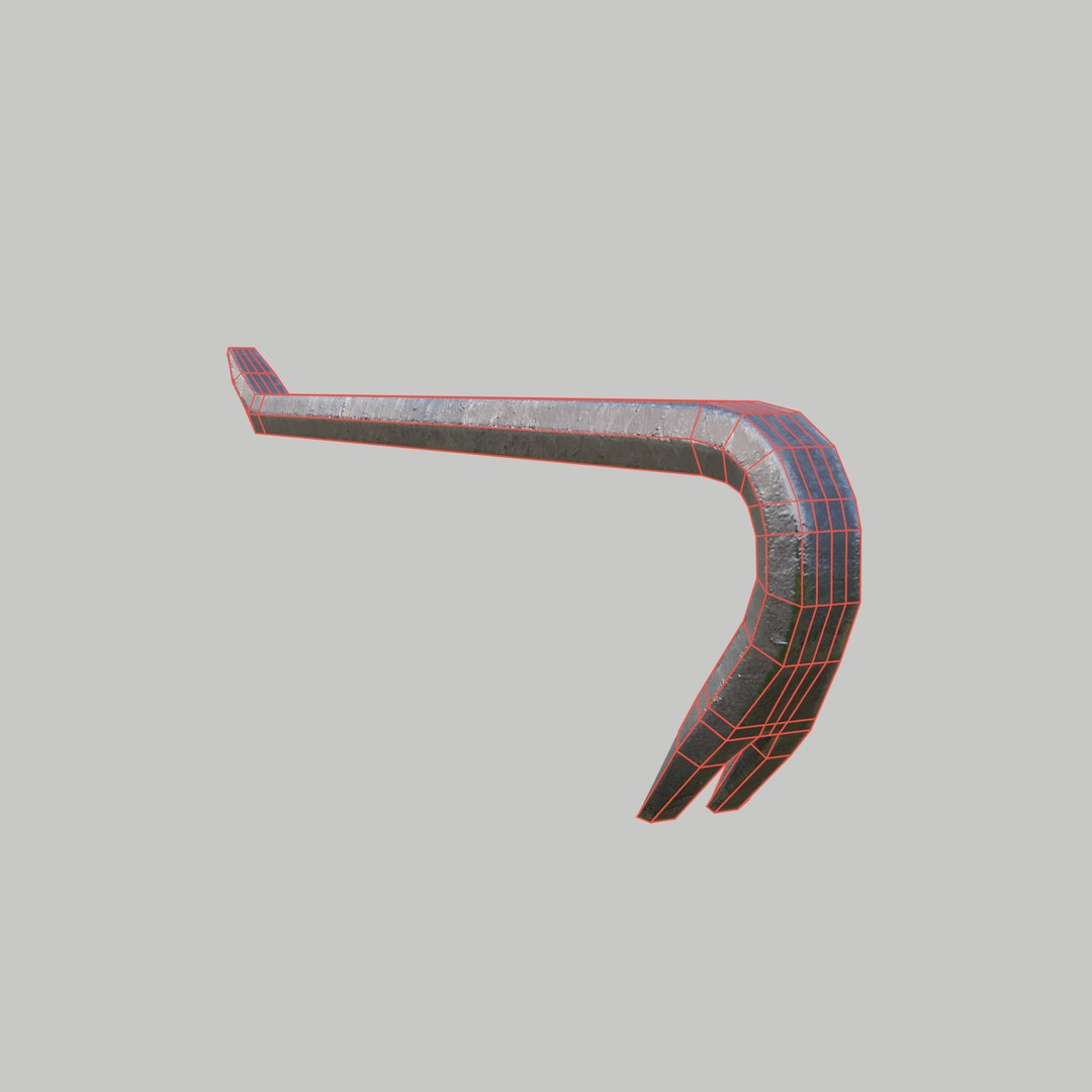 3D Old Crowbar Model - TurboSquid 2084809