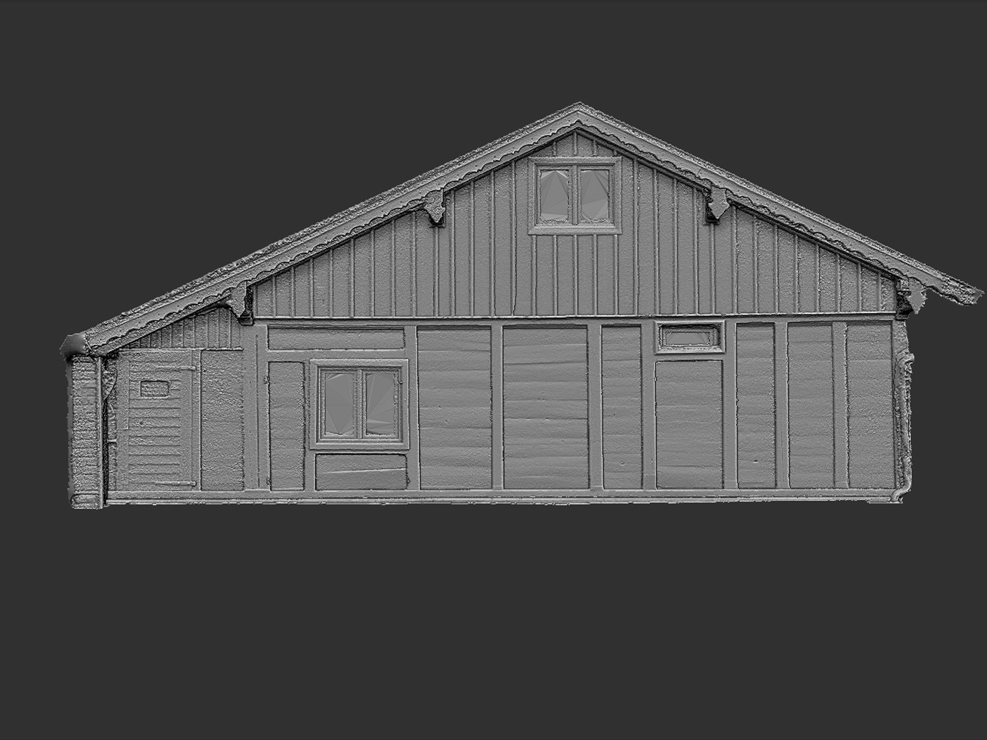 3D Wooden Architecture 16k Model - TurboSquid 1151818