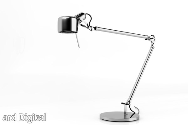 3d obj desk lamp - job