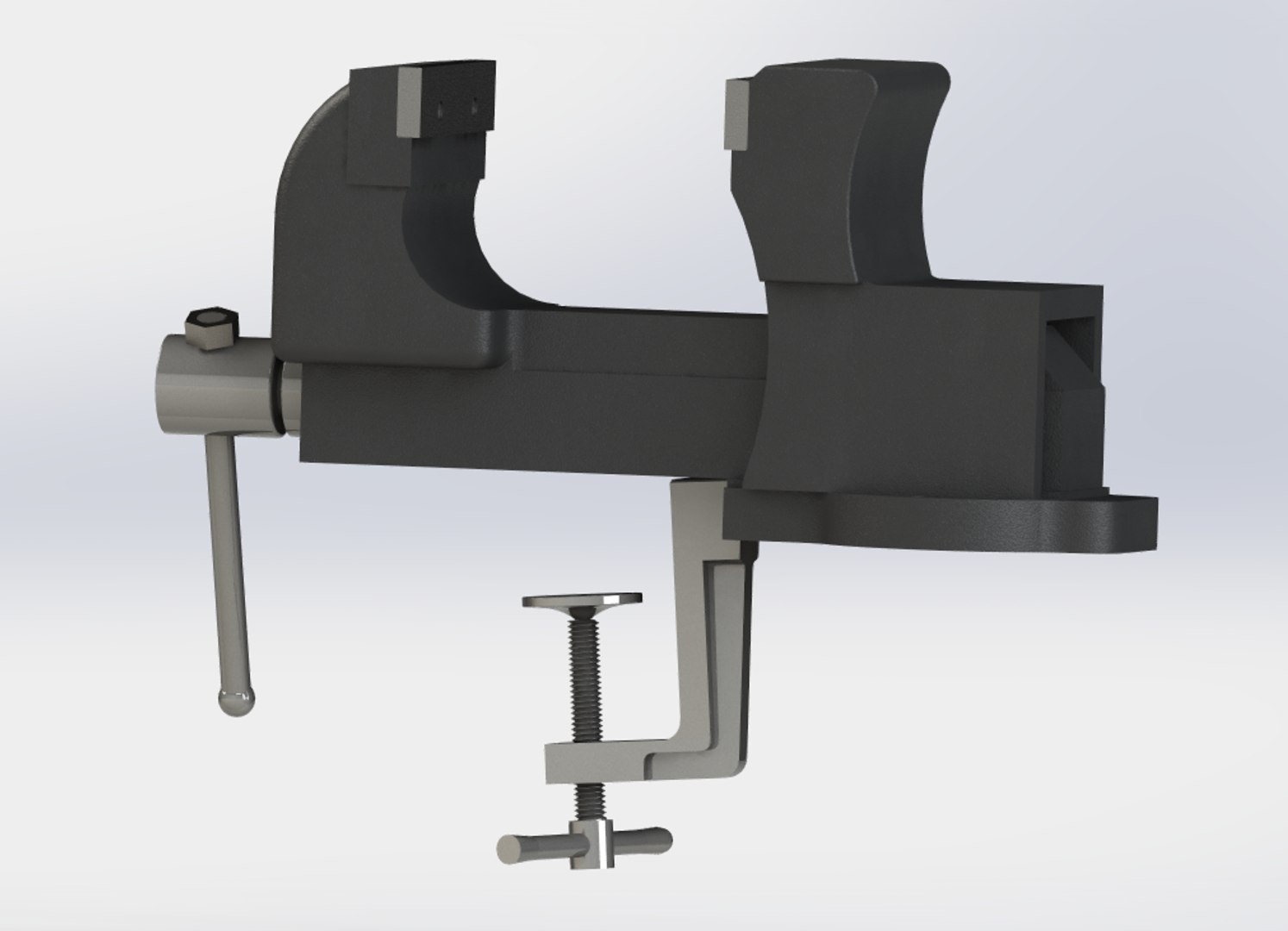 Bench Vice 3d Model