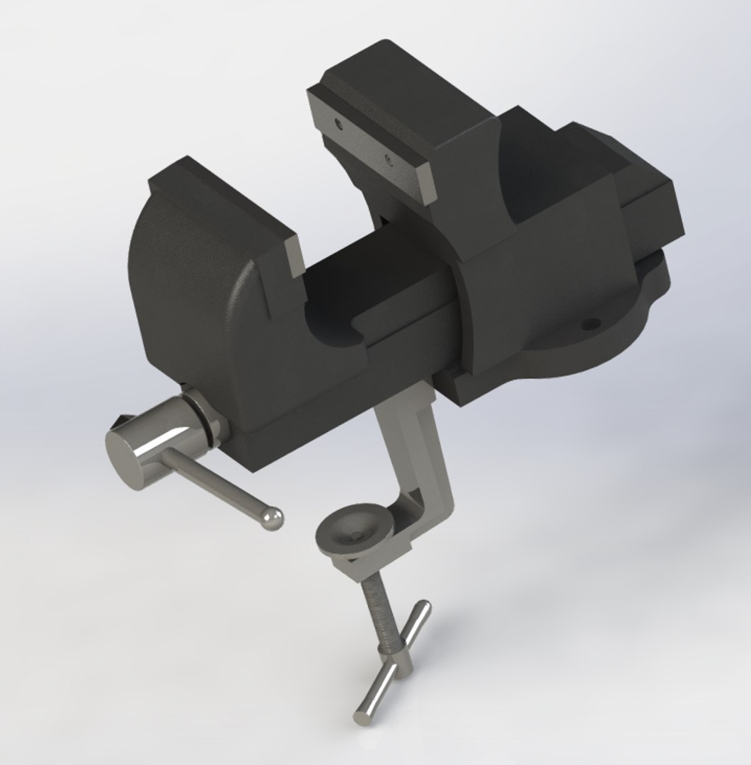 Bench Vice 3d Model