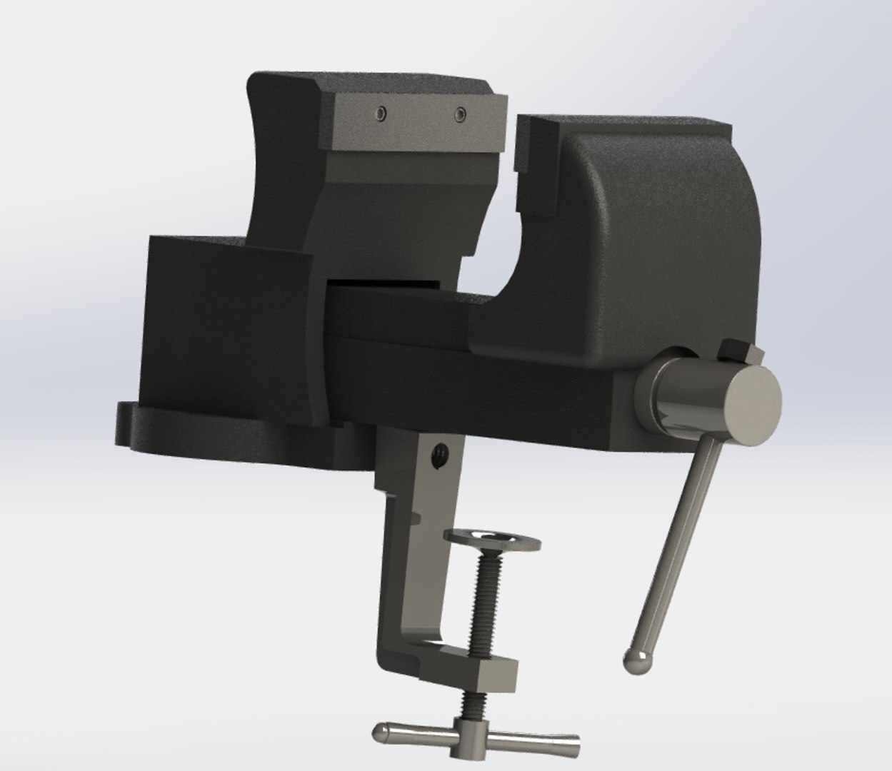 Bench Vice 3d Model