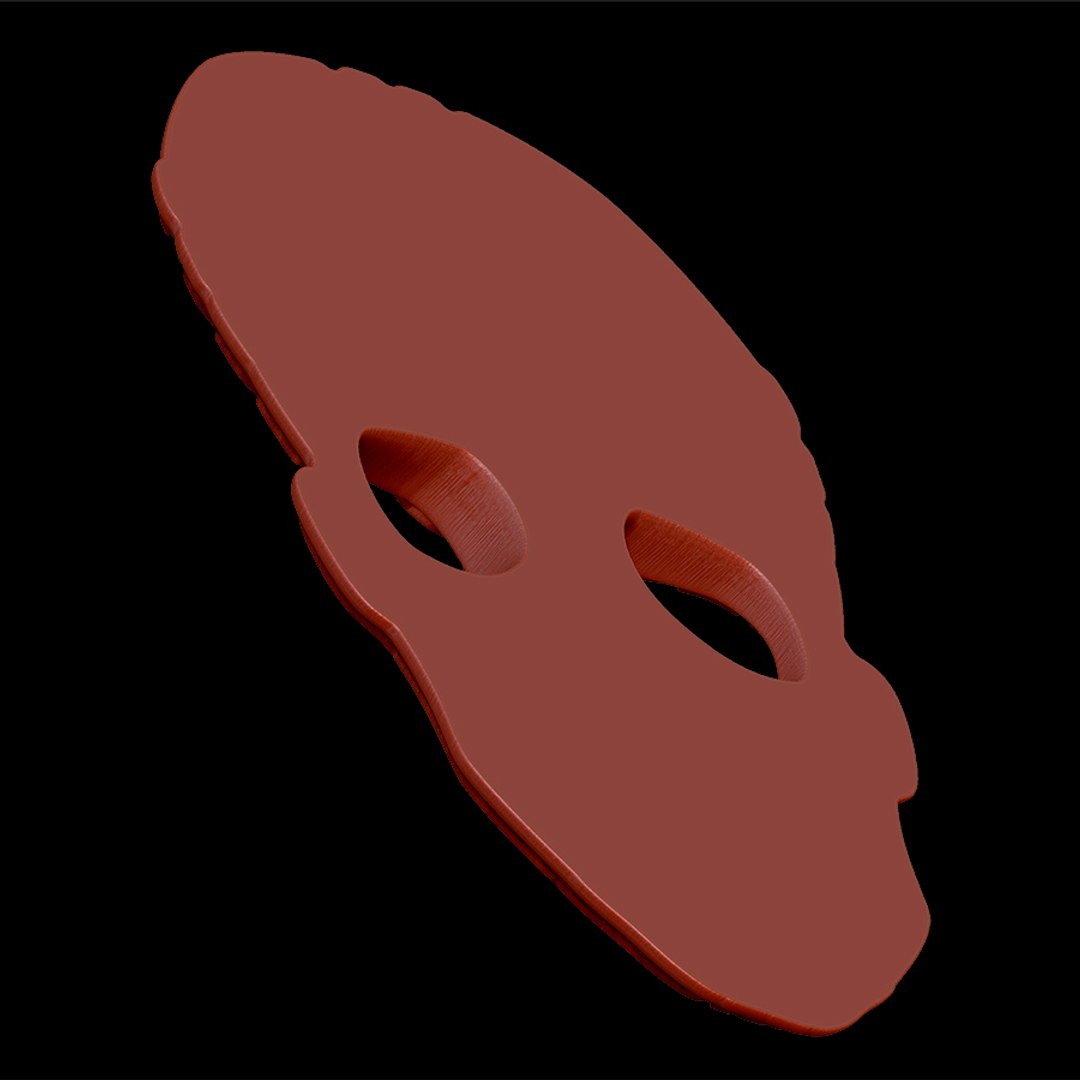 Mask 001 3d Obj