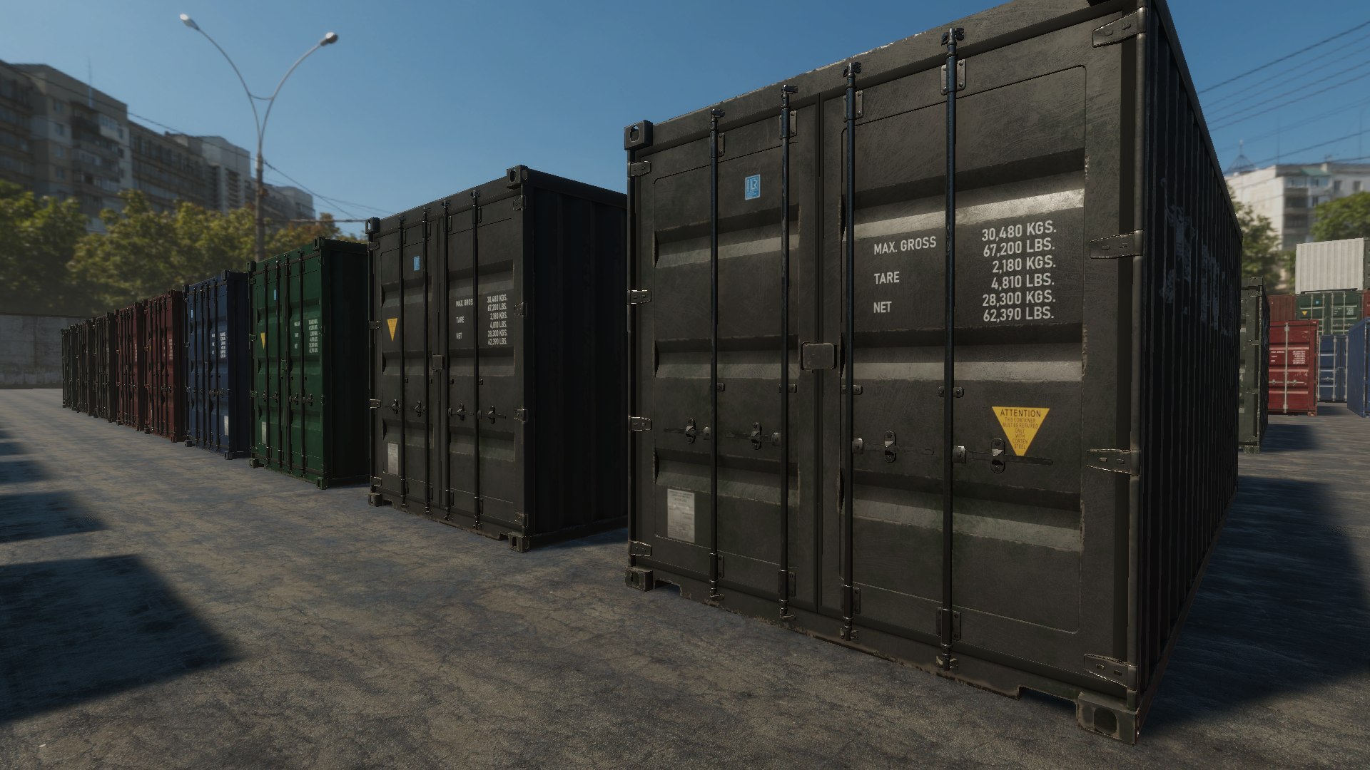 Container Collection HQ 3D Model - TurboSquid 2081882