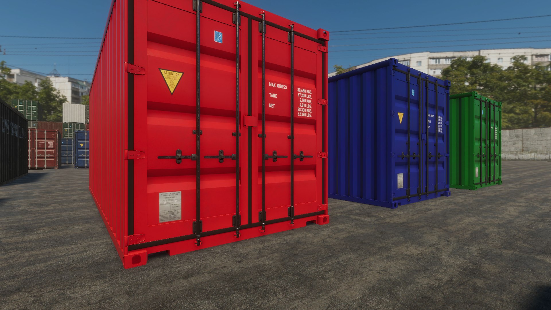 Container Collection HQ 3D Model - TurboSquid 2081882