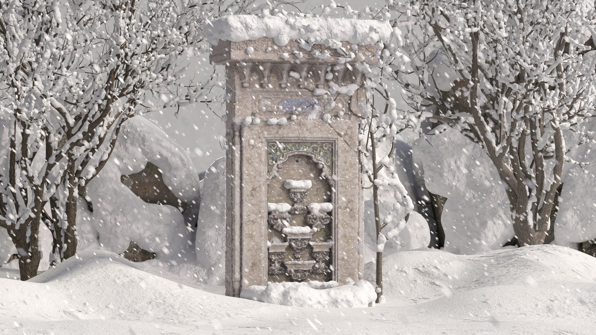 Fountain Of Tears Model - TurboSquid 1796111