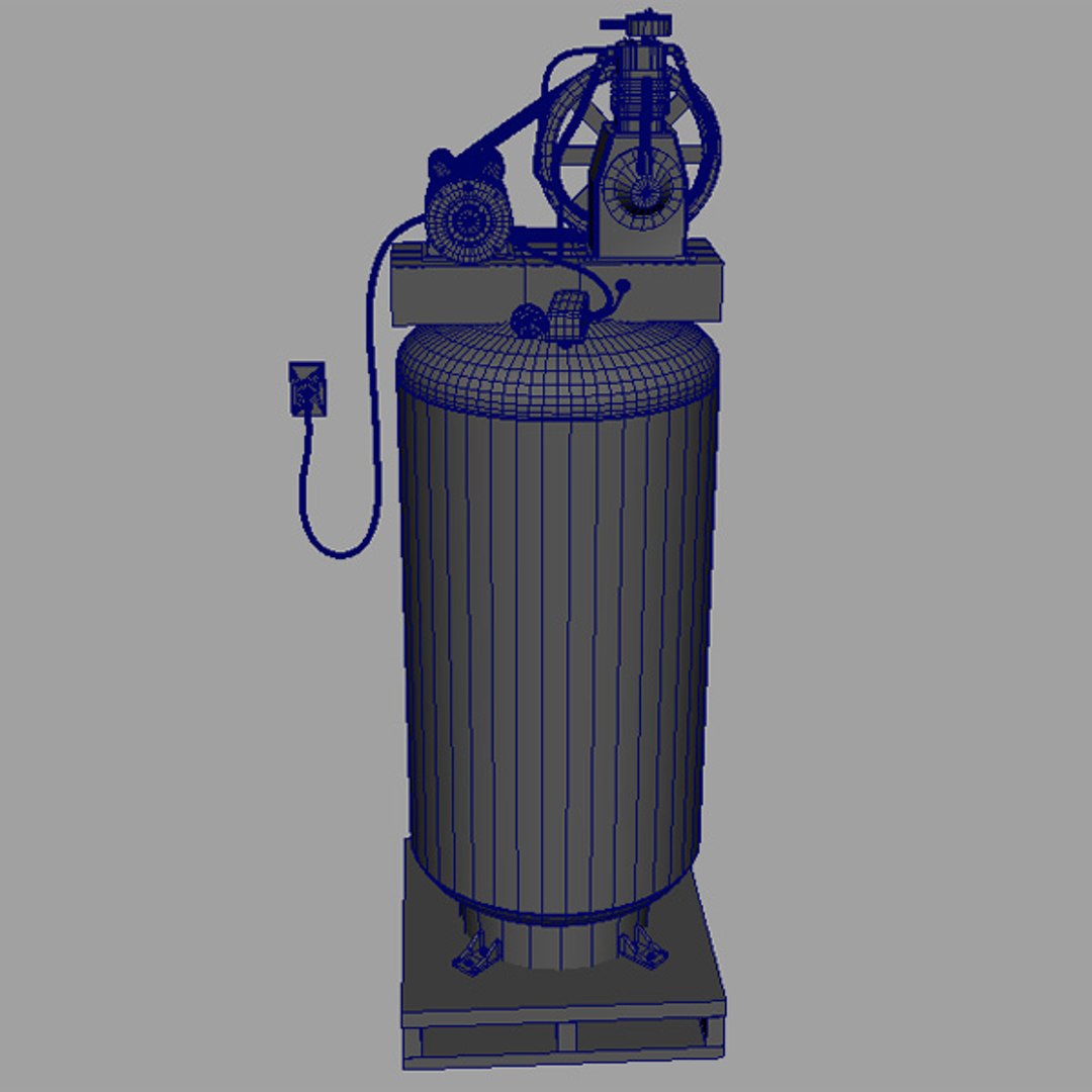 Air Compressor 3d Model