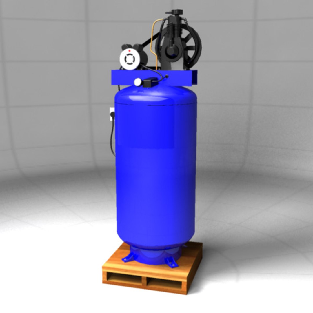 Air Compressor 3d Model