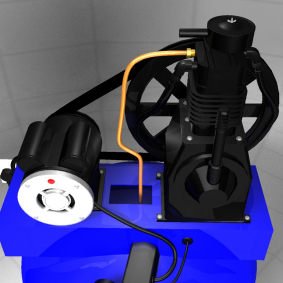 Air Compressor 3d Model