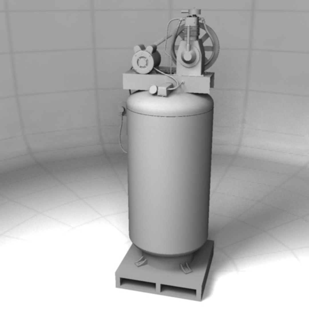 Air Compressor 3d Model