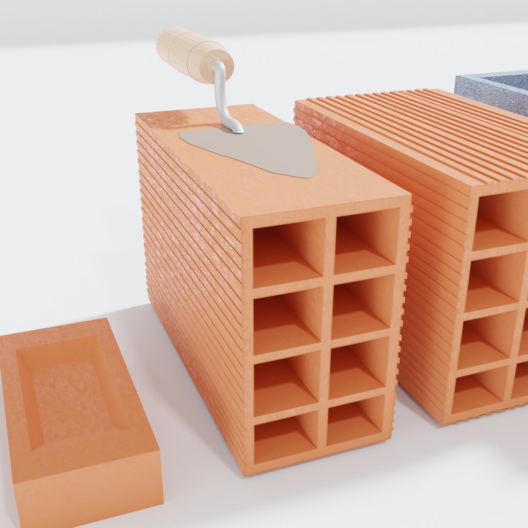 3D Bricks - TurboSquid 1727938