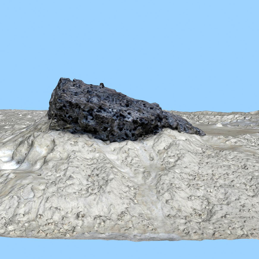 3d 3ds Stone Rock