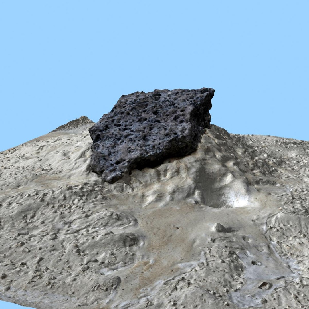 3d 3ds Stone Rock