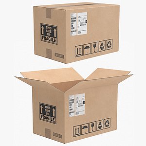 Free 3D Cardboard-Box Models | TurboSquid