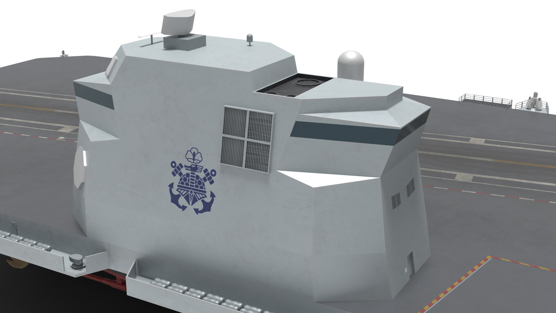 Heavy Aircraft Carrier CVX 3D Model - TurboSquid 2223542