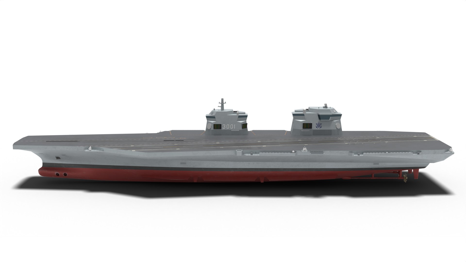 Heavy Aircraft Carrier CVX 3D Model - TurboSquid 2223542