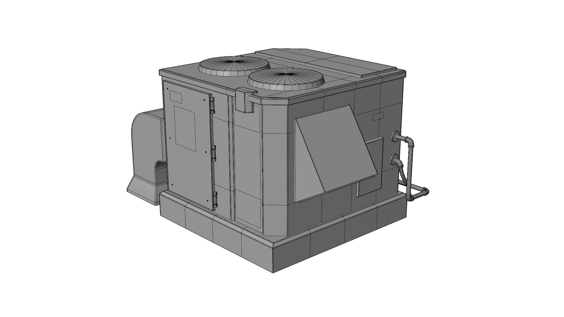 Rooftop Air Conditioner Model - TurboSquid 2316794