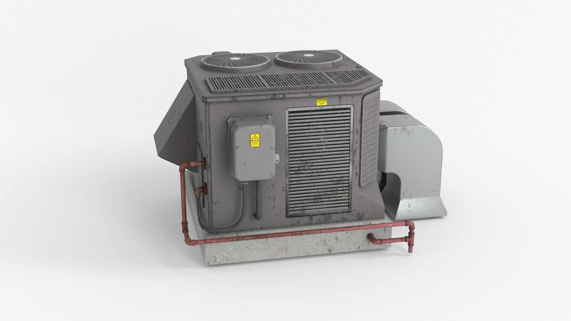 Rooftop Air Conditioner Model - TurboSquid 2316794