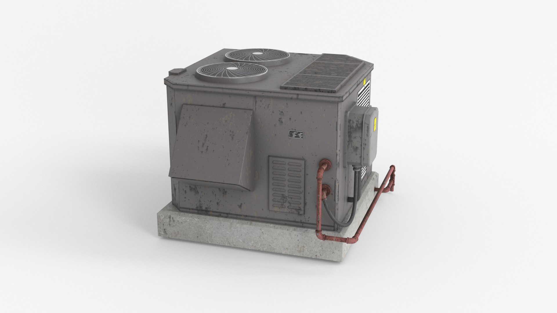 Rooftop Air Conditioner Model - TurboSquid 2316794