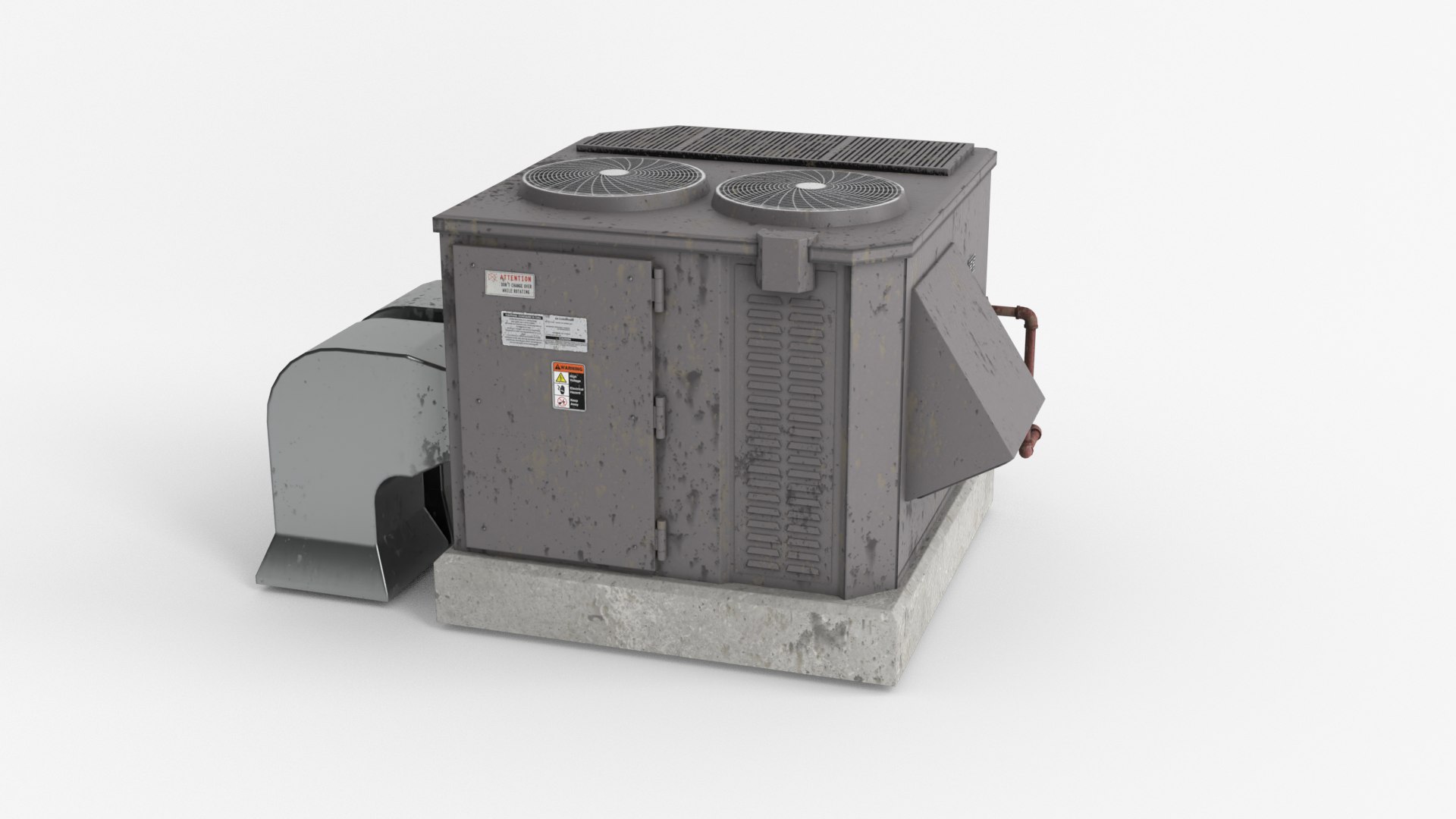 Rooftop Air Conditioner Model - TurboSquid 2316794