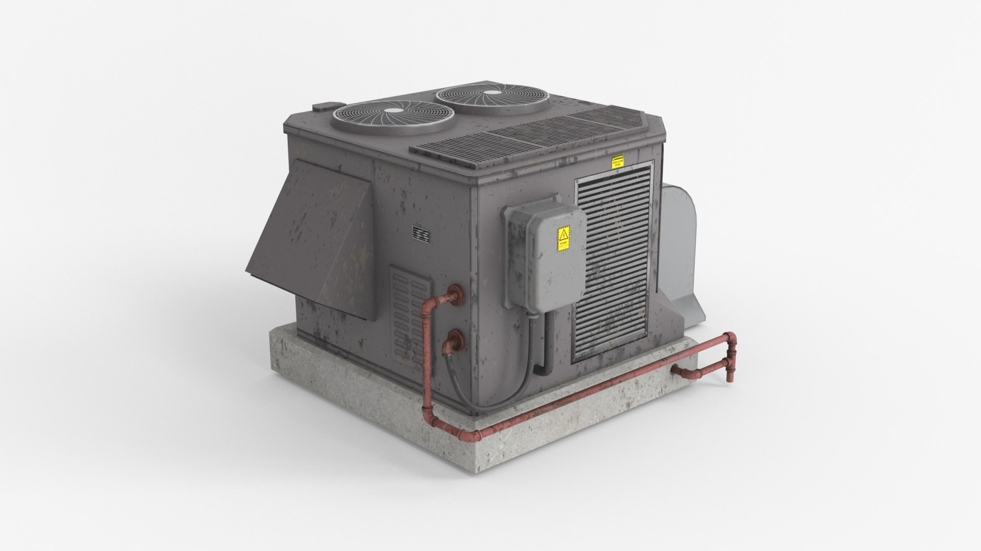 Rooftop Air Conditioner Model - TurboSquid 2316794