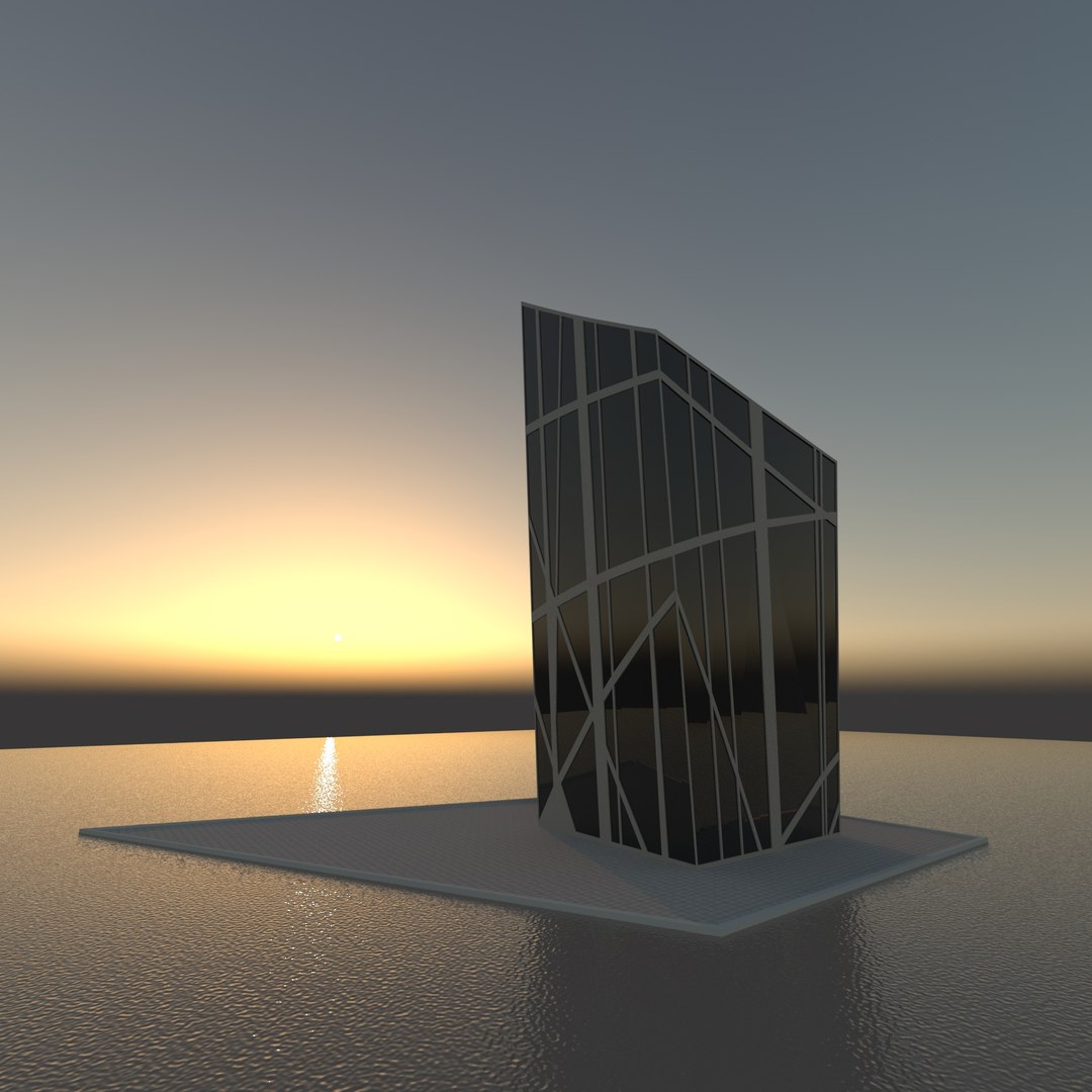 Building On Sea 3D Model - TurboSquid 1995903