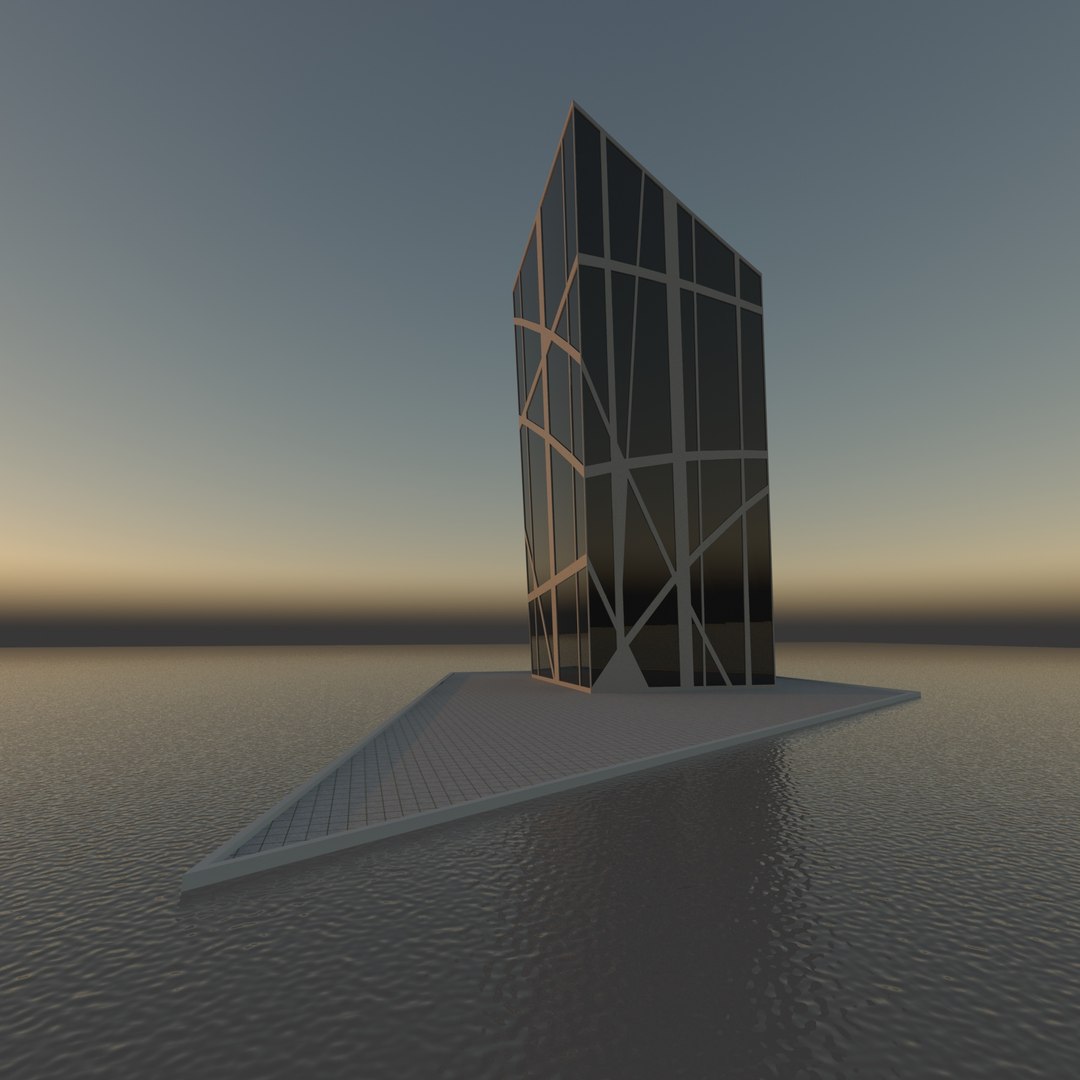 Building On Sea 3D Model - TurboSquid 1995903