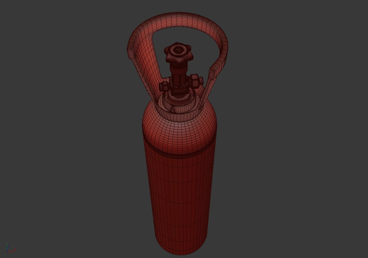 Oxygen Cylinder 3D Model - TurboSquid 1659063