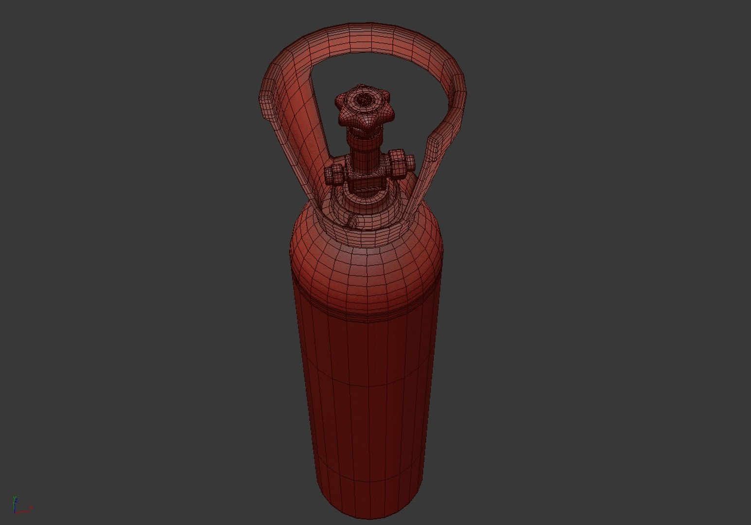 Oxygen Cylinder 3D Model - TurboSquid 1659063