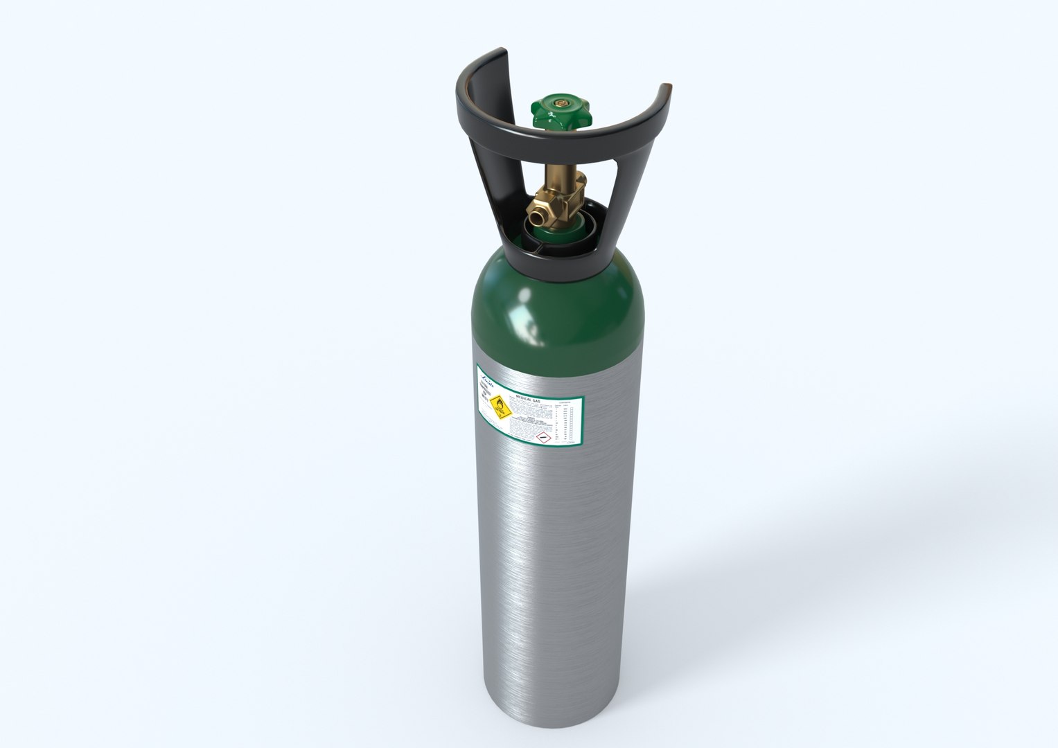 Oxygen Cylinder 3D Model - TurboSquid 1659063